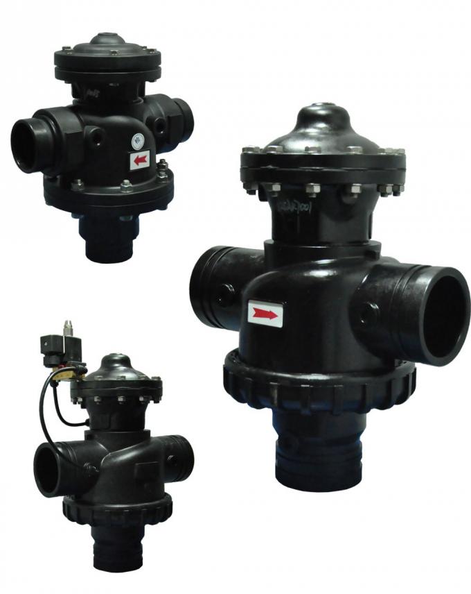 Plastic Backwash Control Valve / Automatic Backwash Valve 20 - 125 Psi ...